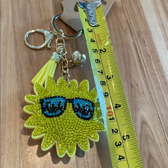 Accessories | Sun Key Chain With Gold Tone Chain | Poshmark